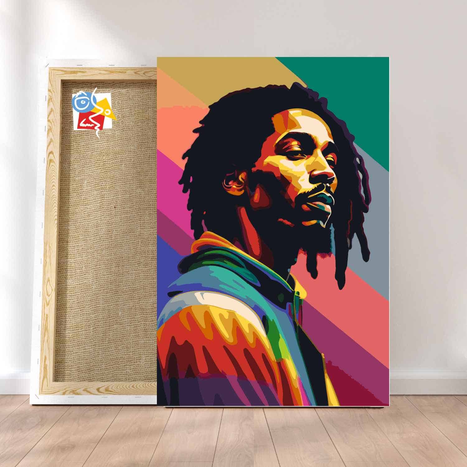 Pintura Mural De Bob Marley NEW Bob Marley One Love Vibrant Digital
